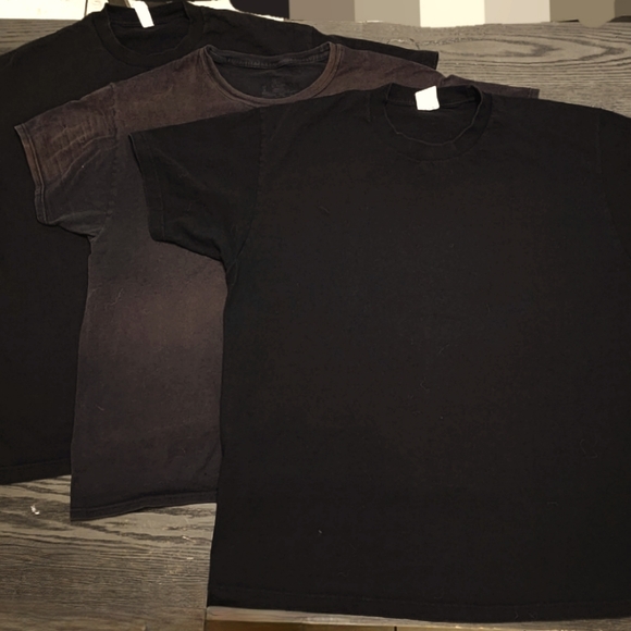 Alstyle | Shirts | Alstyle And 2 Diferent Brands Set Of 3 Tshirt Black ...